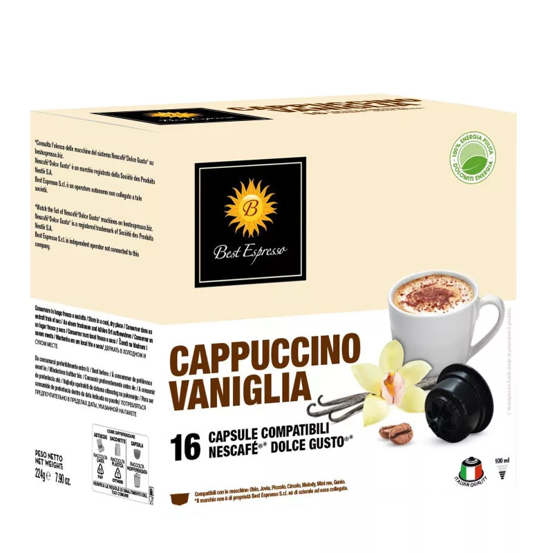 BEST ESPRESSO Cappuccino Vaniglia Dolce Gusto kapszulák 16db